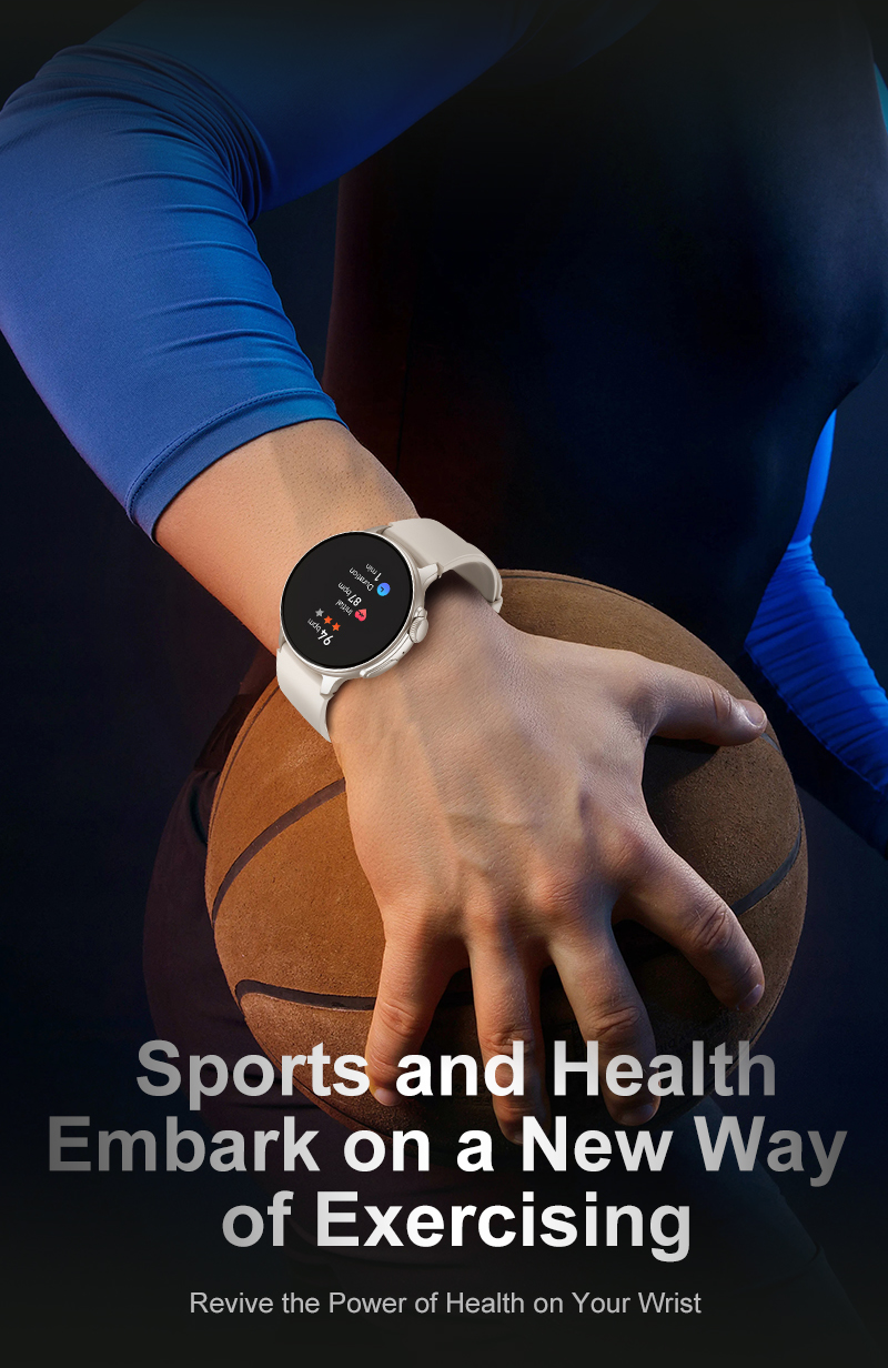YES Vital Pro Smartwatch | 1.43'' AMOLED Display, BT Call & Music ...